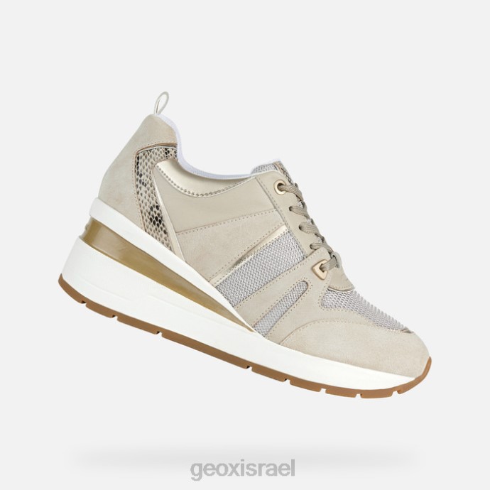 Geox אישה זומה חום בהיר 2V2T184 - Geox ישראל [2V2T184] : קז'ואל וקסם על ...