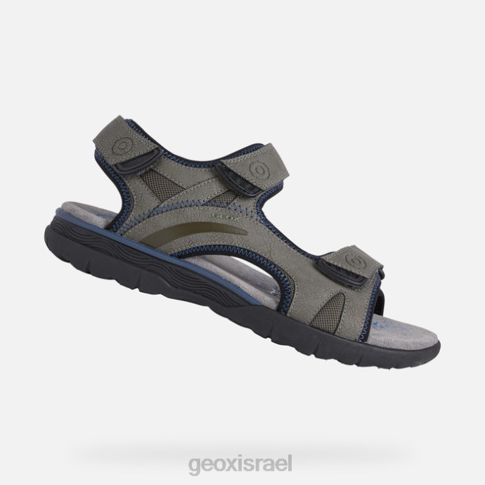 Geox spherica ec5 גבר ירוק זית בהיר/אפור יונה 2V2T1754 - Geox Shoes ...
